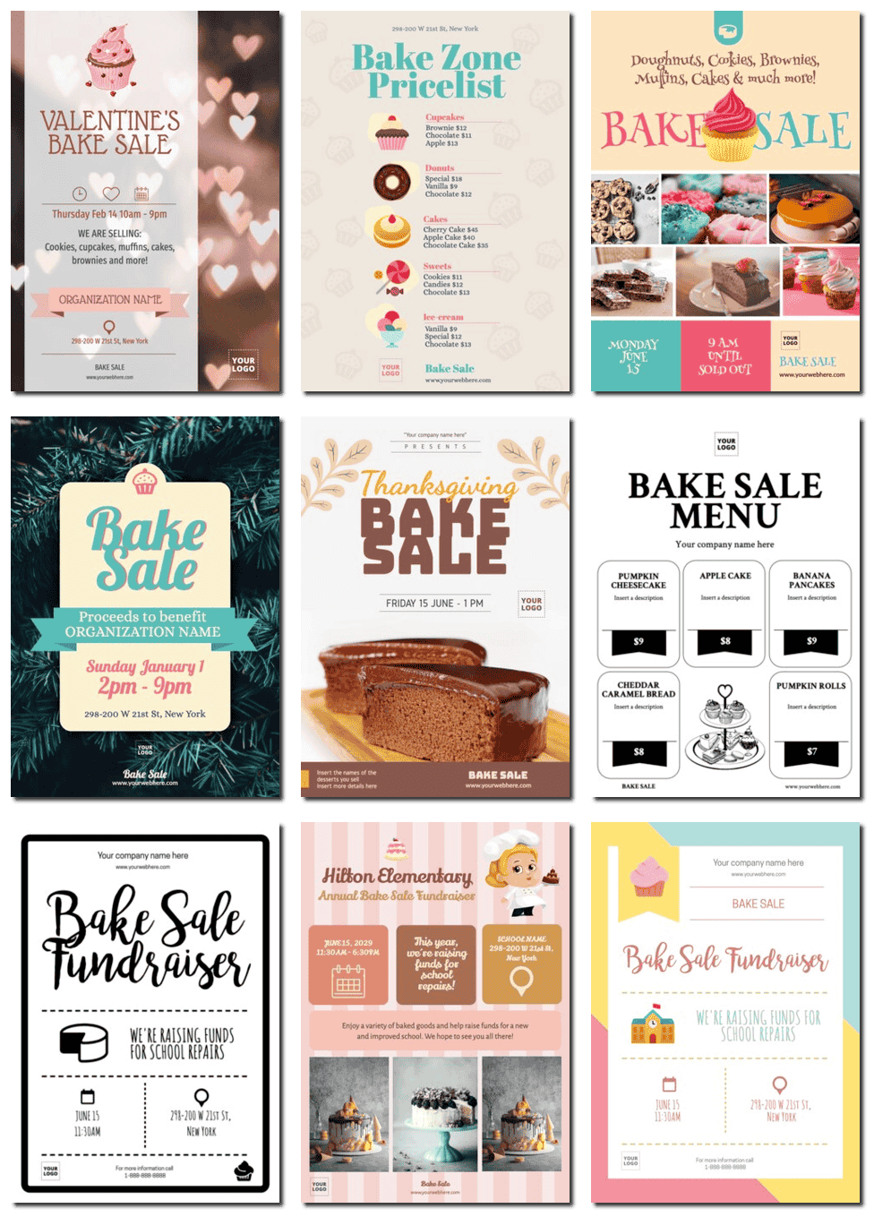 Bake Sale Poster Templates Online Bake Sale Poster Templates Online