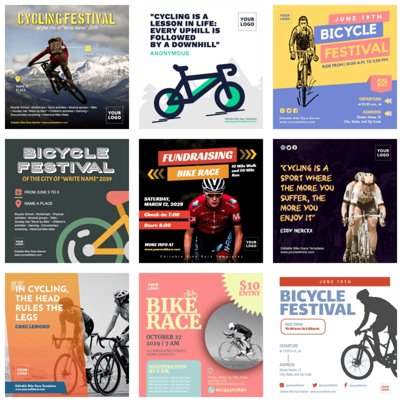 Bike Event Posters