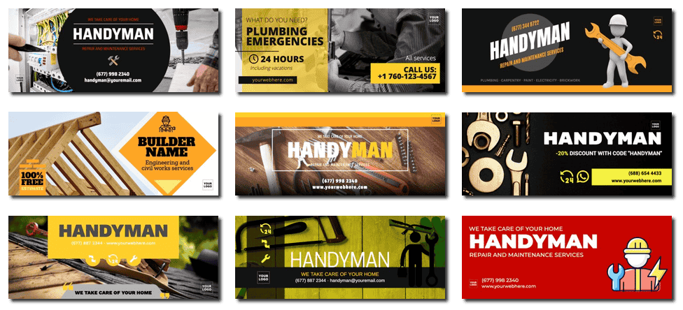 Editable Home Repair Services Templates