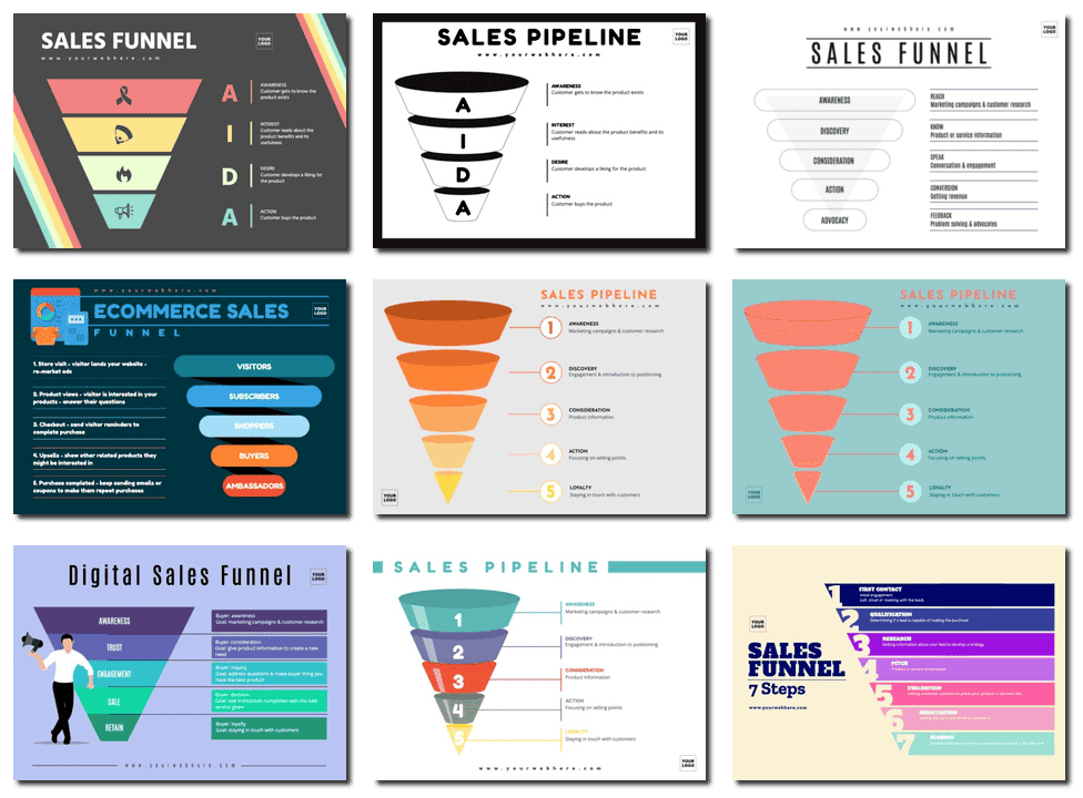 Customize Sales Funnel Templates Online