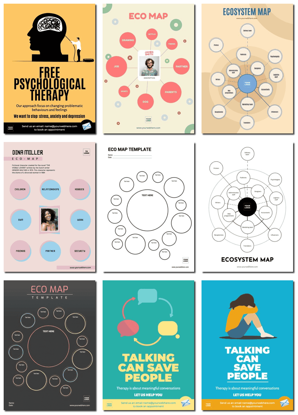 Create Designs for your Psychology Services
