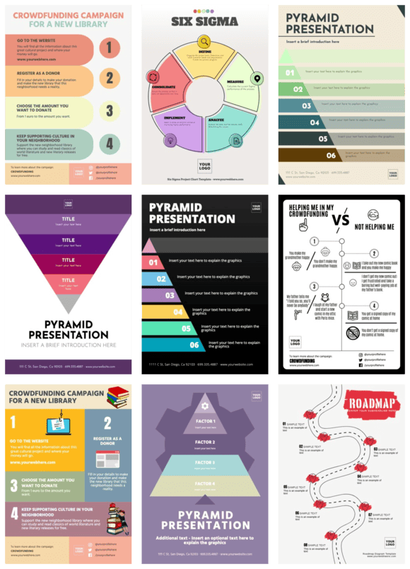 Edytowalne infografiki online