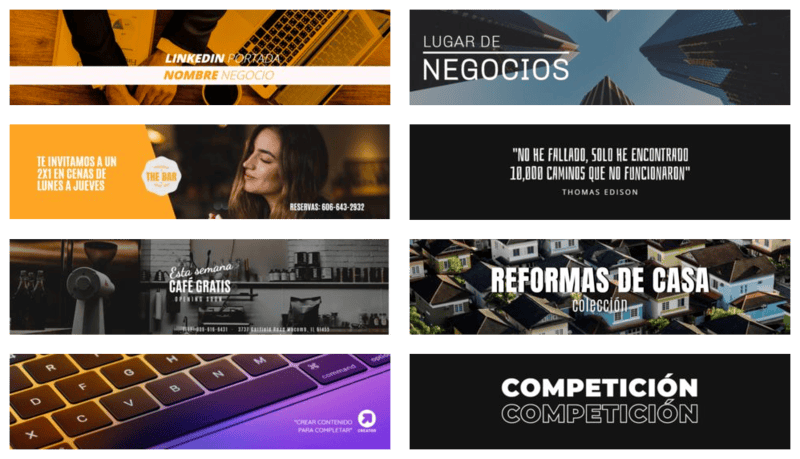 Diseña imágenes de portada de LinkedIn gratis